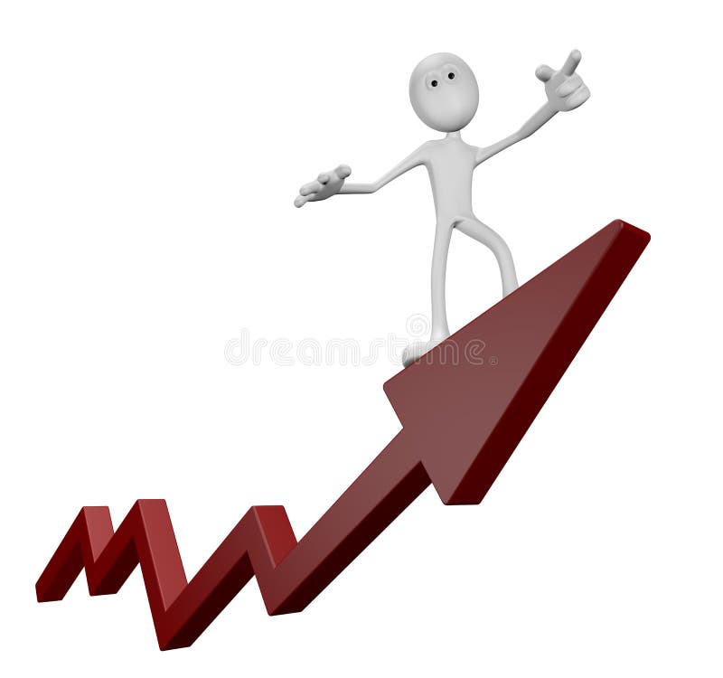 Forward stock illustration. Illustration of idea, leader - 33819319