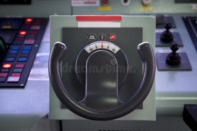 Forward Console in Ship Tanker. Stock Photo - Image of drive, forward ...