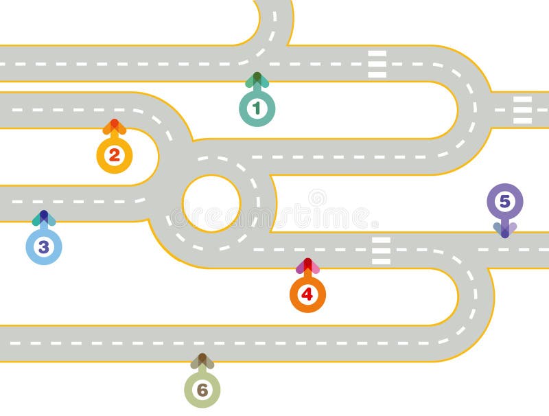 Forward, Direction Concept, Illustration Stock Vector - Illustration of ...