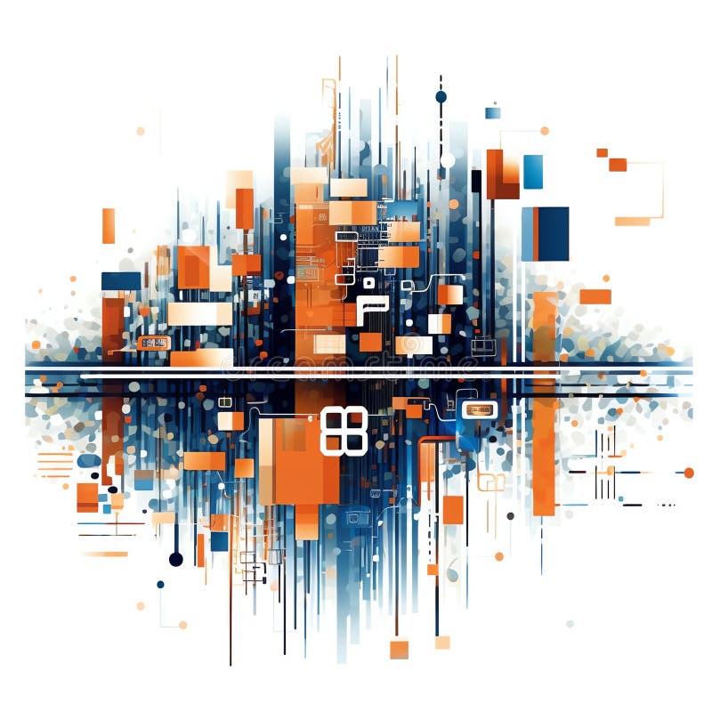 It architecture5 stock illustration. Illustration of modern - 278502343