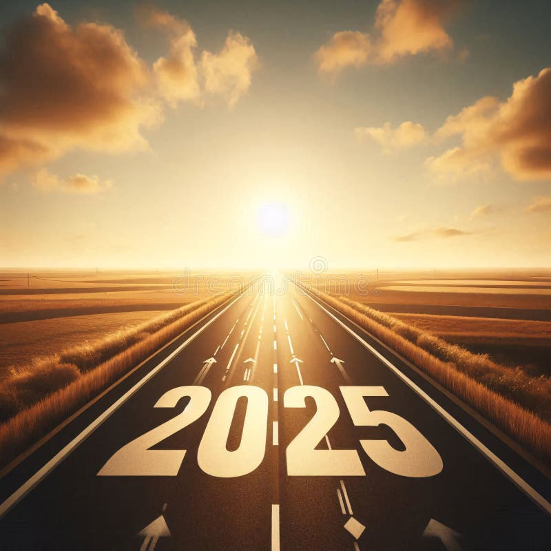 Forward Focus: Milestones for 2025 Generator for Ai Stock Illustration ...