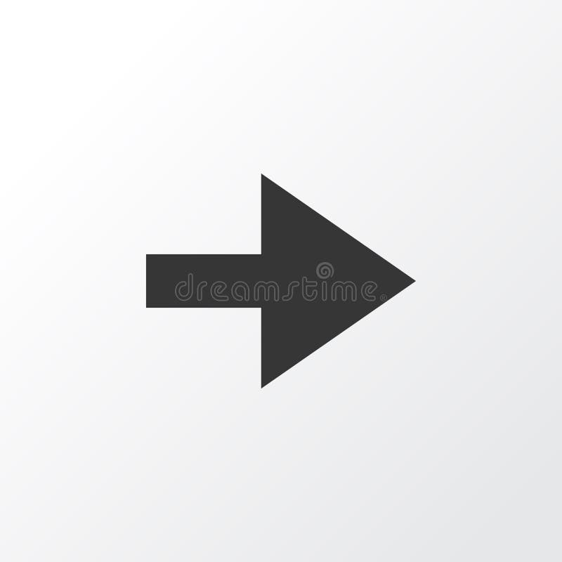 Forward Icon Symbol. Premium Quality Ahead Element in Trendy Style ...