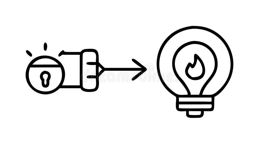 Forward Idea Lightbulb Icon Vector for Progress and Future, Vector ...