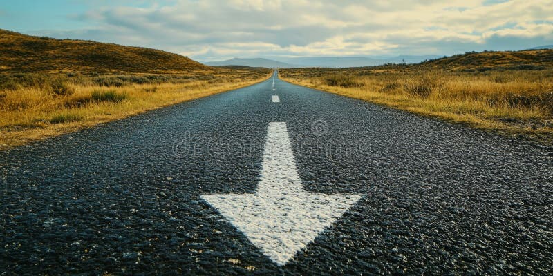 The Forward Journey it Represents the Essence of Progress, Moving in a ...