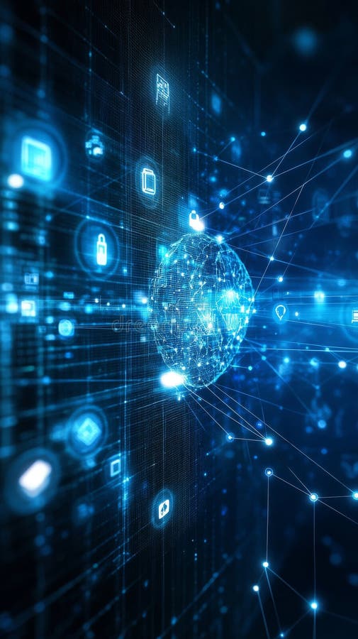 A Forward-looking Image of the Human Brain, Featuring Interconnected ...