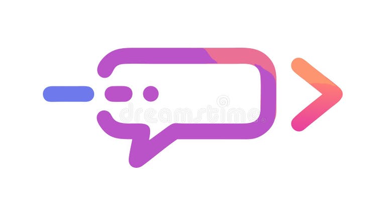Forward Message Arrow Chat Bubble Icon, Action, Vector Design ...