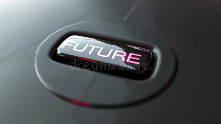 Forward Motion: 3D FUTURE Button Stock Image - Image of high, desktop ...