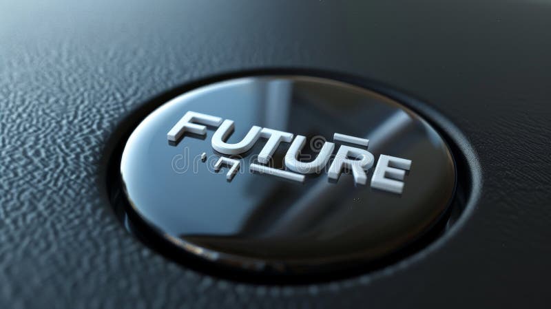 Forward Motion: 3D FUTURE Button Stock Image - Image of graphic ...