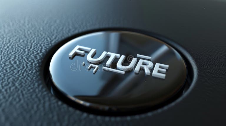Forward Motion: 3D FUTURE Button Stock Image - Image of graphic ...