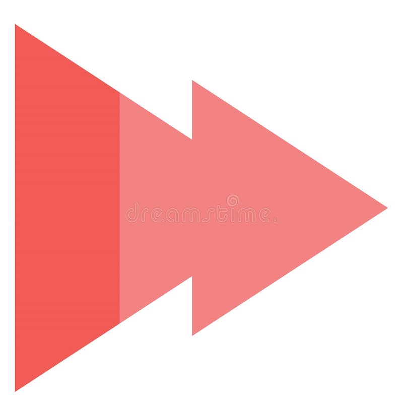 Forward music, icon stock vector. Illustration of multimedia - 261365138