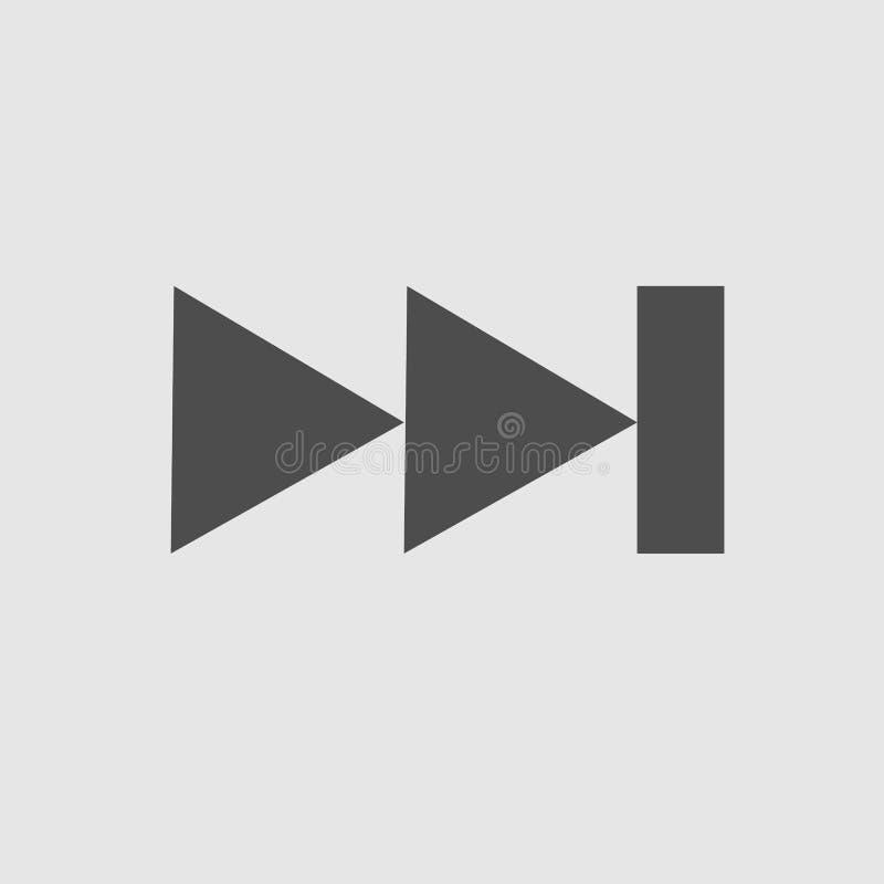 Fast Forward Icon Illustration Isolated Vector Sign Symbol. Rewind ...