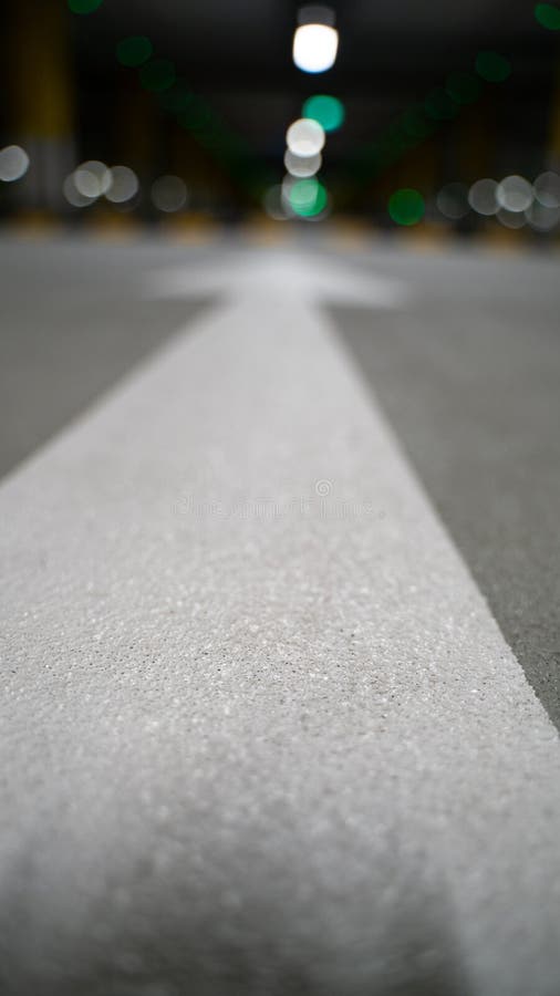 Forward Sign on the Road To Guide the Traffic Stock Photo - Image of ...