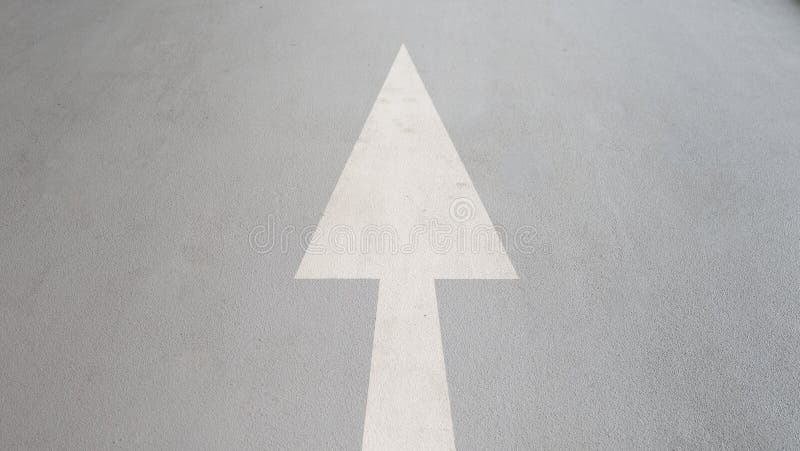 Forward Signs on the Road . Directional Sign Stock Photo - Image of ...