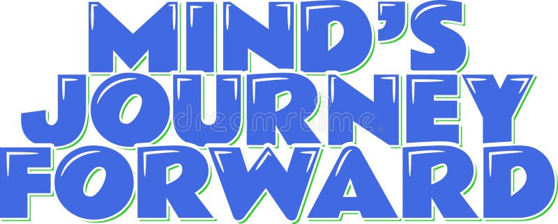 Forward-Thinking Mind Lettering Vector Stock Vector - Illustration of ...