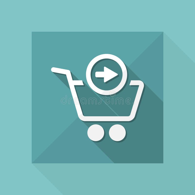 Forward web shop icon stock vector. Illustration of customer - 119150510