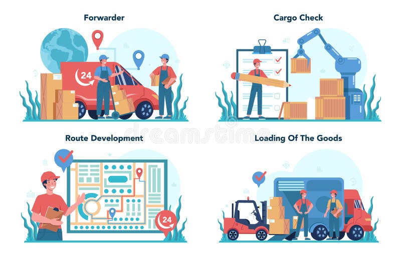 Forwarder Illustration Stock Illustrations – 416 Forwarder Illustration ...
