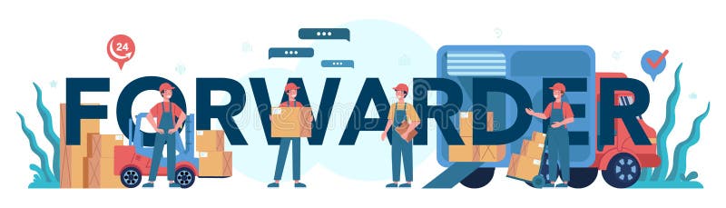 Forwarder Illustration Stock Illustrations – 416 Forwarder Illustration ...