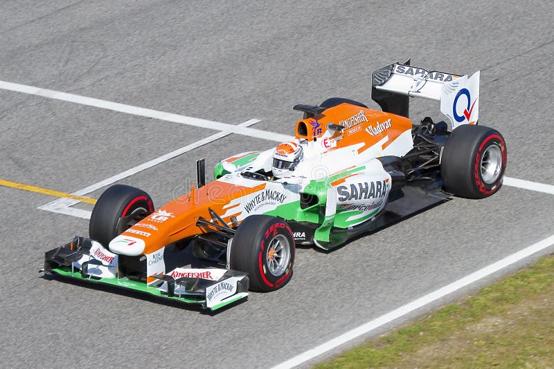 Forza India - Adrian Sutil Di Formula 1 Fotografia Editoriale ...