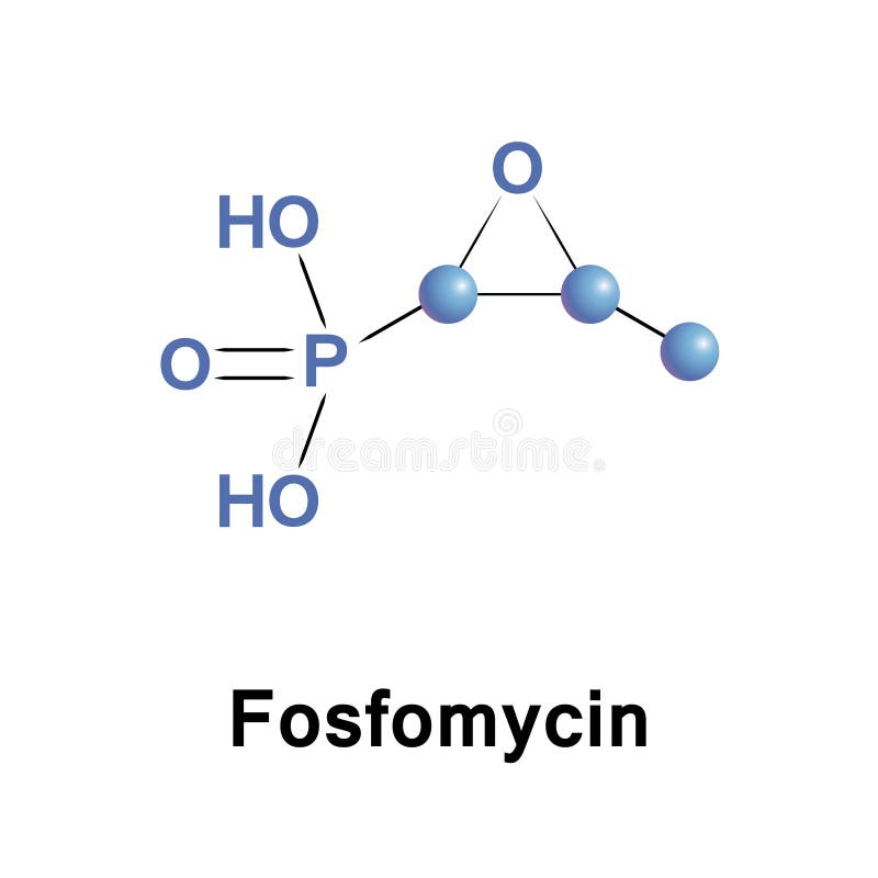 Fosfomycin, Phosphomycin or Phosphonomycin Stock Vector - Illustration ...