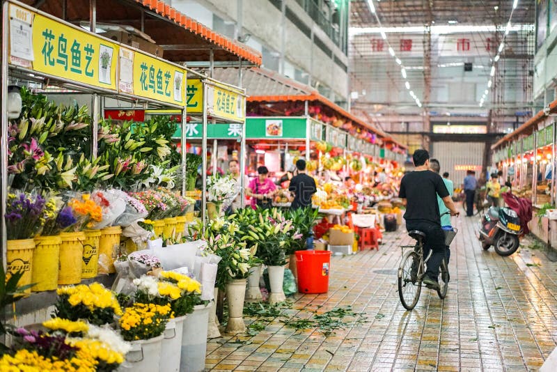 FOSHAN, CHINA - CIRCA JANUARY 2018: an Old Man Writing Blessing ...