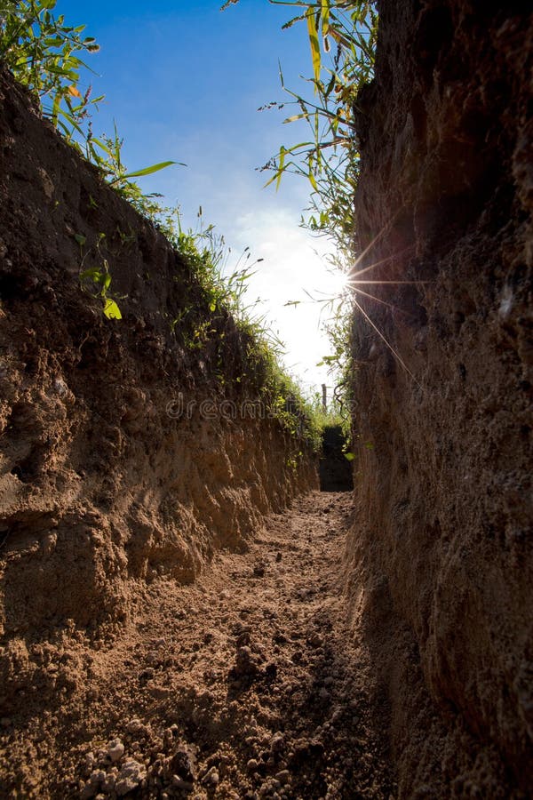 Foso imagen de archivo. Imagen de corte, textura, foso - 20670639