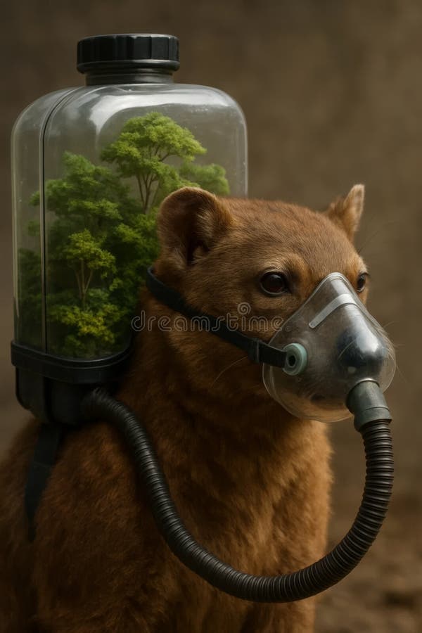 A Fossa in a Post-Apocalyptic World Surviving with a Life-Support ...