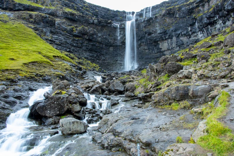 Fossa Waterfall stock image. Image of outdoor, fossa - 378820253