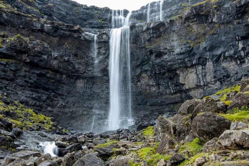 Fossa Waterfall stock image. Image of islands, europe - 378820285