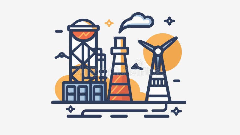 Fossil Fuel Icon Symbolizing Energy, Power, and Environment ...