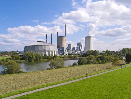 Fossil-fuel power station editorial stock photo. Image of anthracite ...