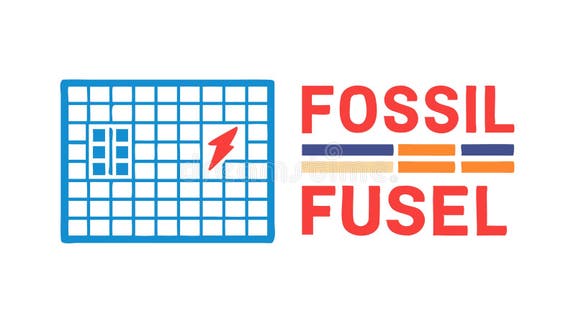 Fossil Fuels Data Graph Vector Illustration, Energy Consumption, Vector ...