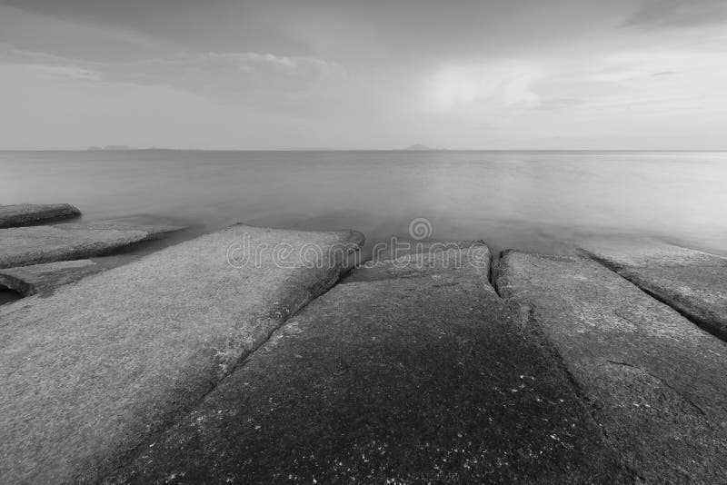 Fossil Shell Beach Cemetery Landscape Stock Image - Image of vacation ...