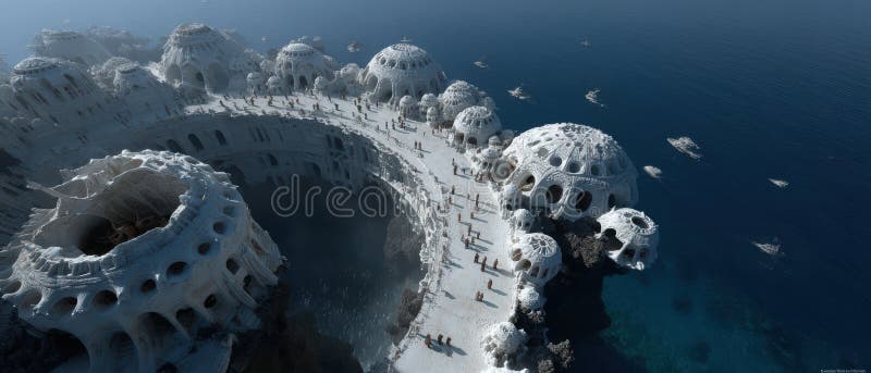 Fossil Shell Structure in Deep Sea Stock Illustration - Illustration of ...