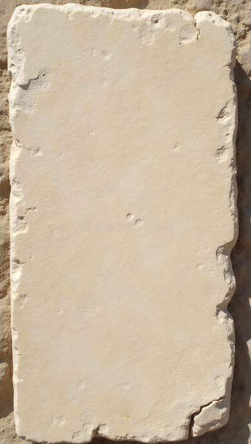 Fossilized Limestone Slab with Coral Imprints Soft Powdery Texture and ...