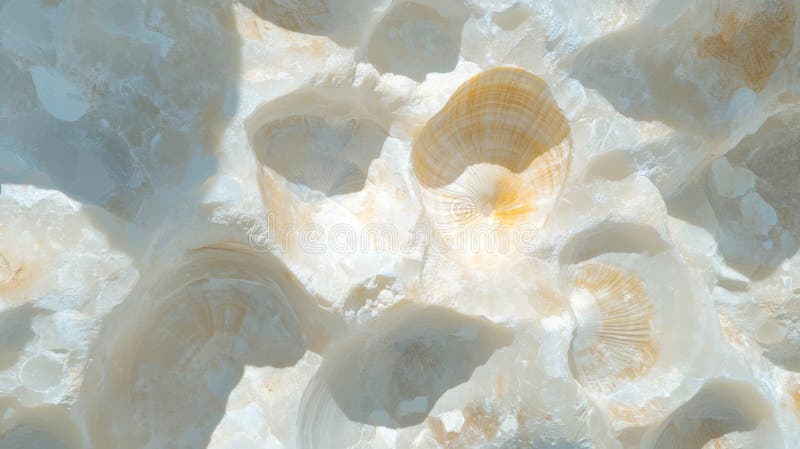 Fossilized Shells in Limestone Texture for Natural Design and Earth ...