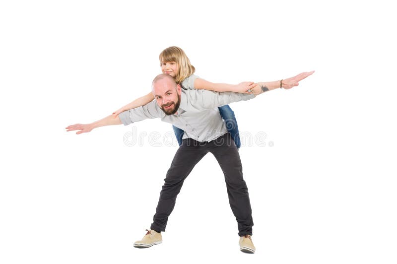 Foster-father and daughter stock photo. Image of parenthood - 53426086