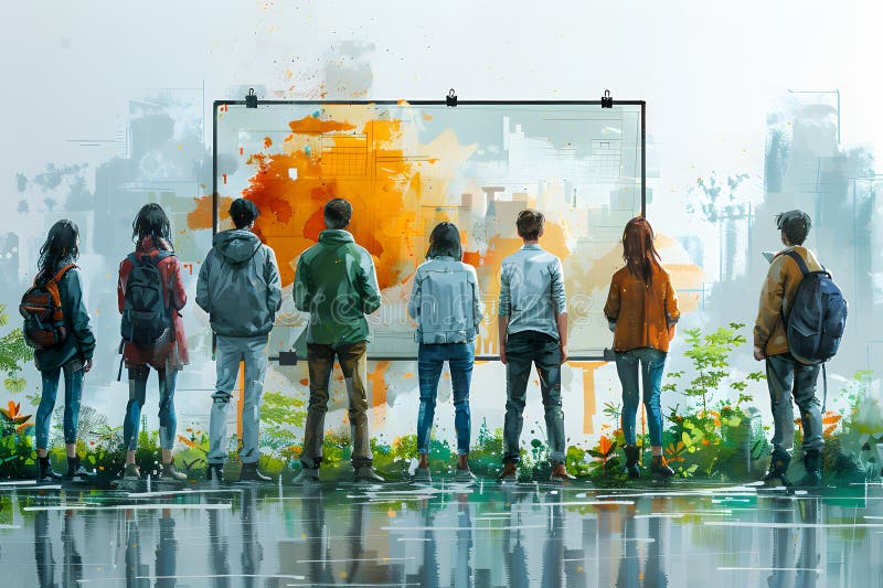 Fostering Creativity - Diverse Team Brainstorming Session Stock ...