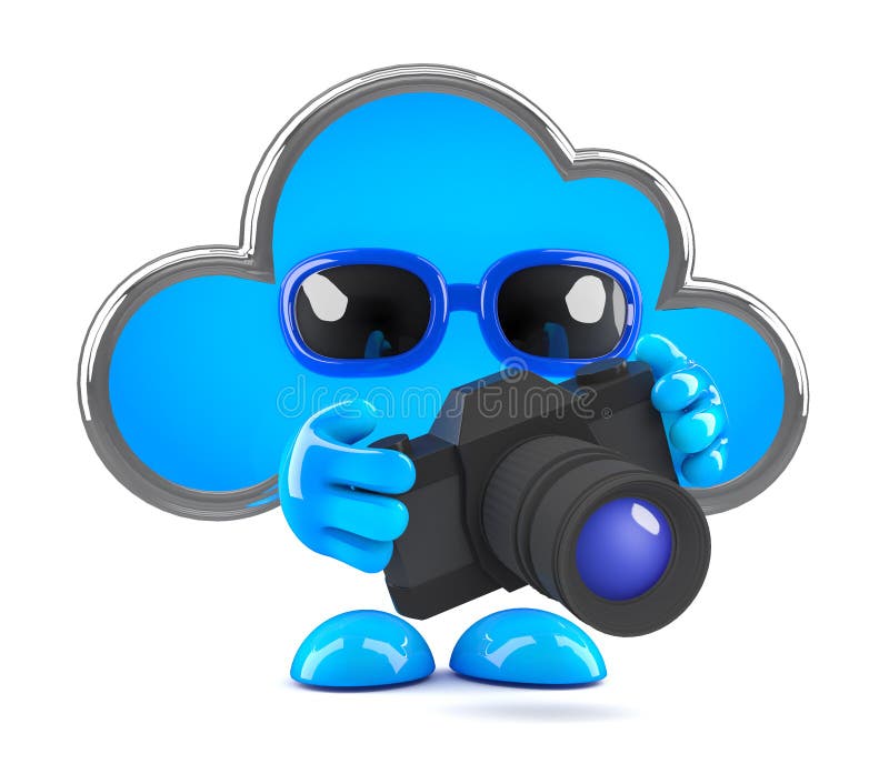 Fotógrafo ilustración del vector. Ilustración de aislado - 3142297