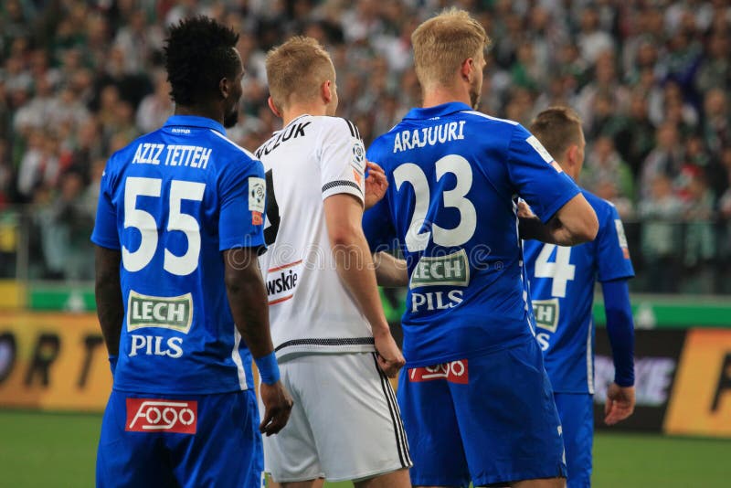 Fotbollsmatch redaktionell foto. Bild av polen, fotbollsspelare - 58285035