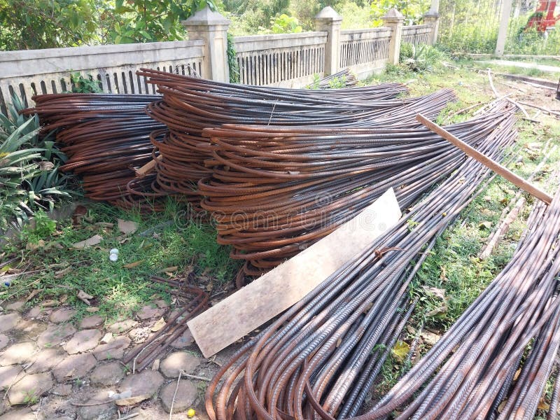 Pile of Structural Steel Square Tubes Stock Image - Image of strength ...