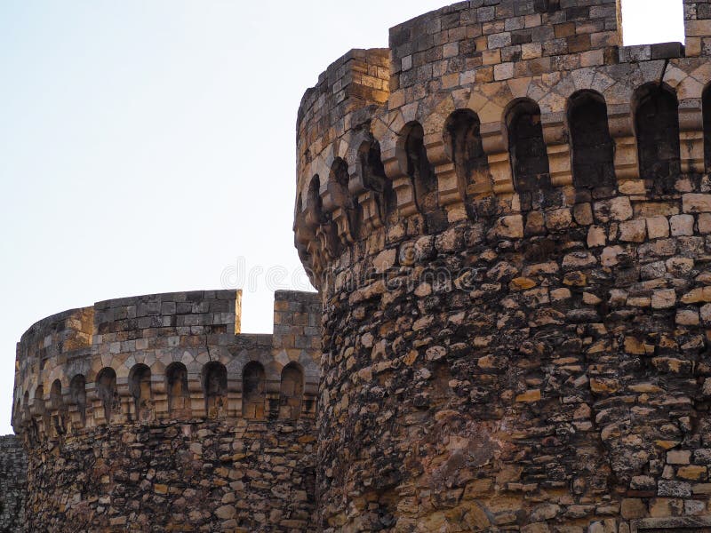 Foto bonita de duas torres foto de stock. Imagem de paisagem - 87588874