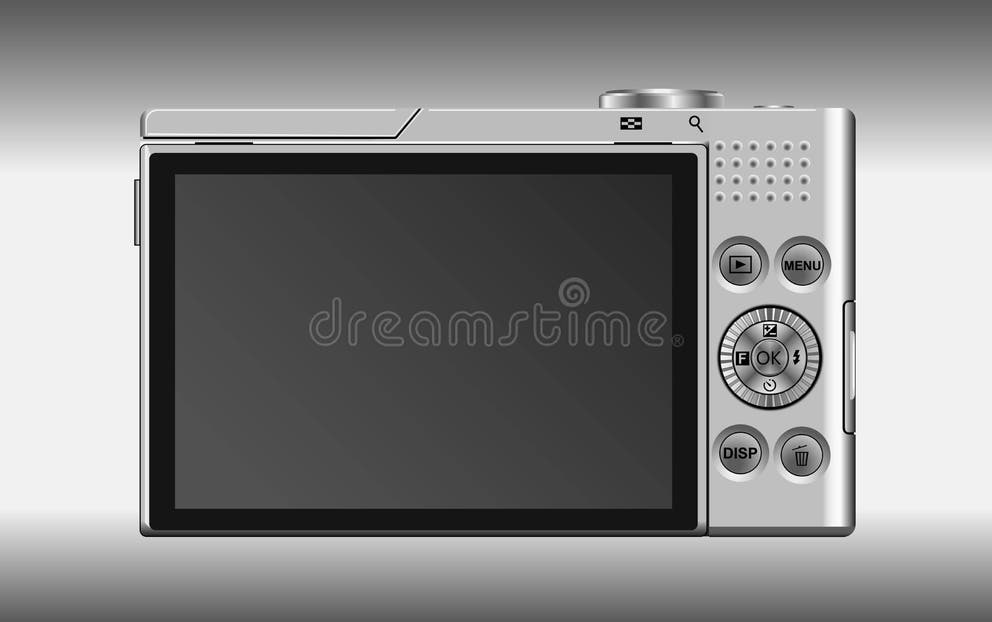 Foto camera backside stock vector. Illustration of gradient - 52392733