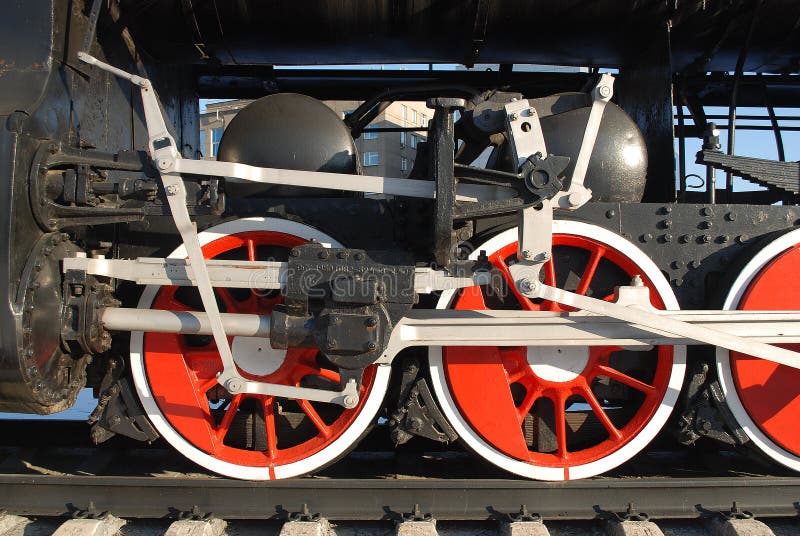 Foto De Las Ruedas Del Tren Foto de archivo - Imagen de vapor, rueda ...