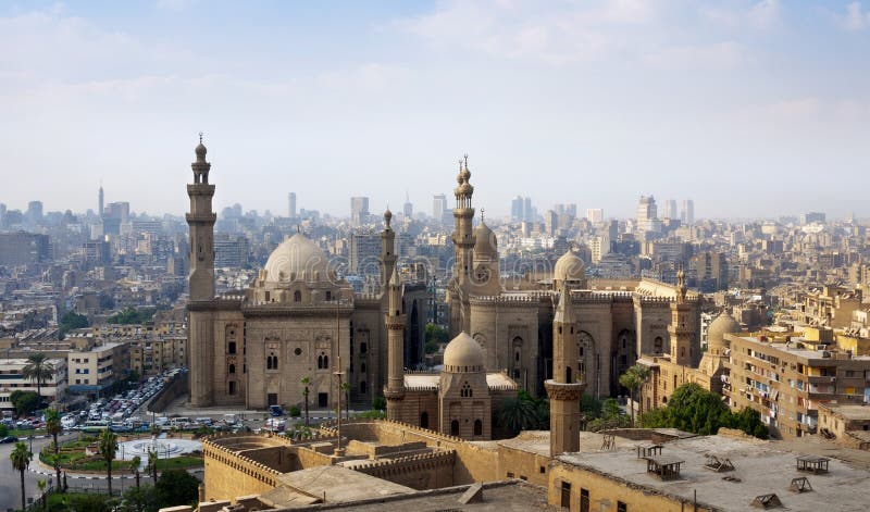 Foto Dello Skyline Del Cairo, Egitto Immagine Stock - Immagine di ...