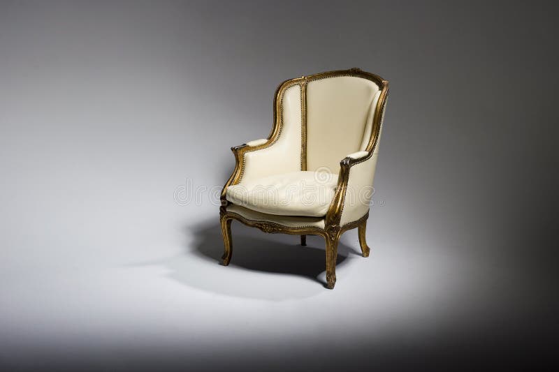 Foto Reale Della Poltrona Classica Immagine Stock - Immagine di ...
