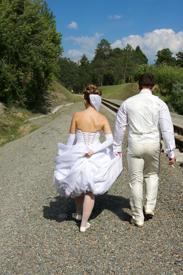 Kidnapping of a bride 3 stock photo. Image of beauty - 23539214