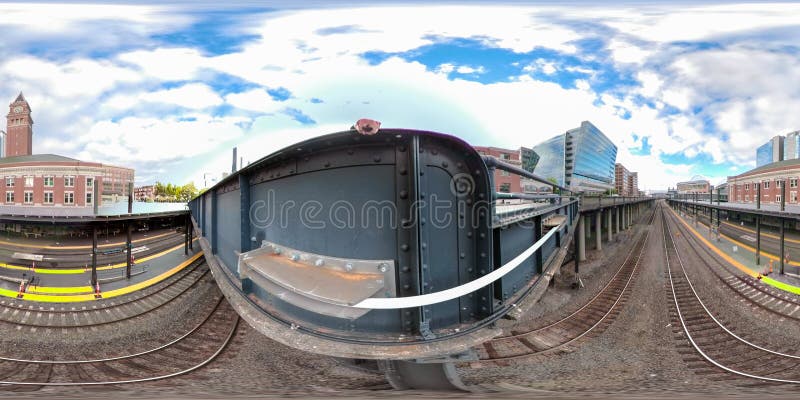 Foto Sferica Equirectangular 360 Di Seattle Del Centro Washington ...