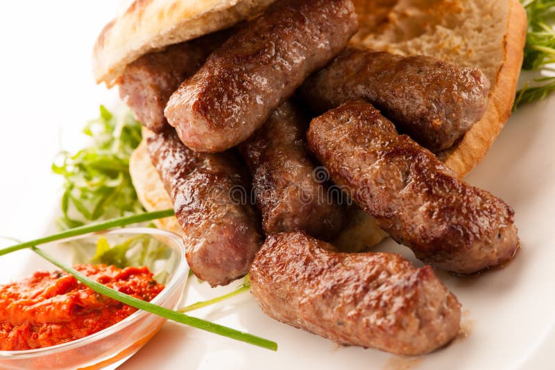 Foto Van Cevapi, Cevapcici, Traditioneel Balkan Voedsel - Delicius ...
