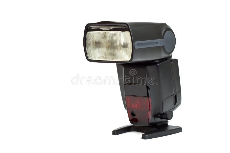 Flash fotográfico foto de archivo. Imagen de macro, blanco - 11580618