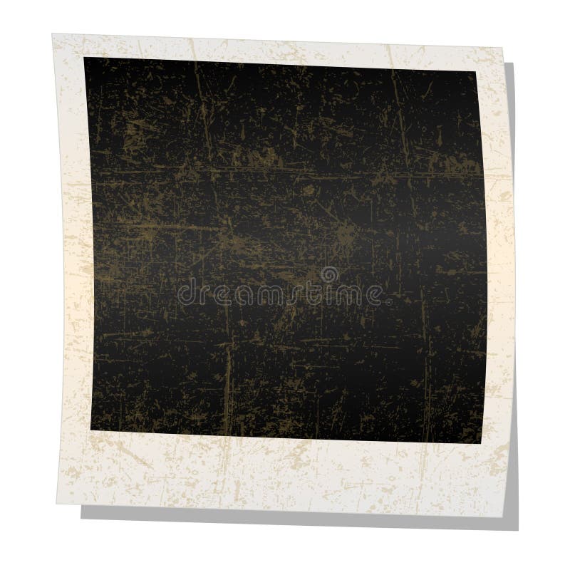 Fotografía Polaroid vacía ilustración del vector. Ilustración de pedazo ...